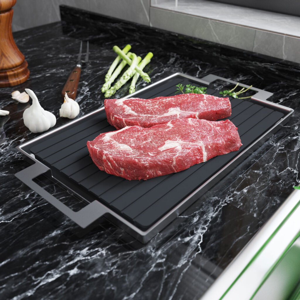 best way to defrost steak, Try an aluminum food defrosting plate - BMA